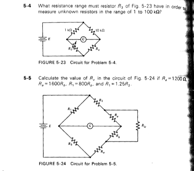 Solved What resistance range must resistor Rs of Fig. 5-23 | Chegg.com