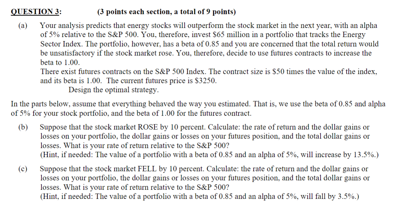 Solved QUESTION 3: (3 points each section, a total of 9 | Chegg.com Solved QUESTION 3: (3 points each section, a total of 9 | Chegg.com