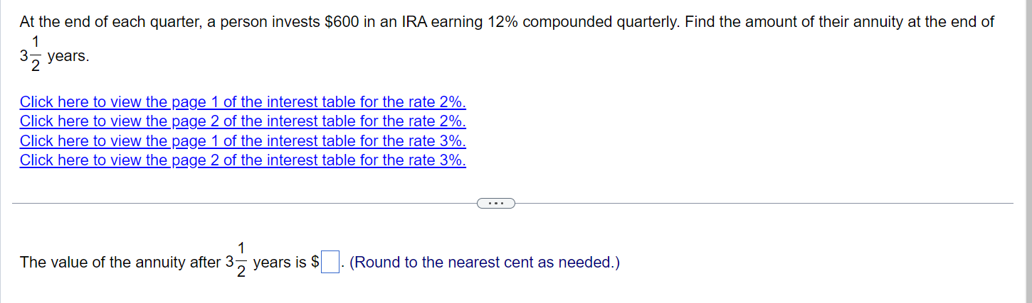 You must use your financial calculator TMV keys: | Chegg.com