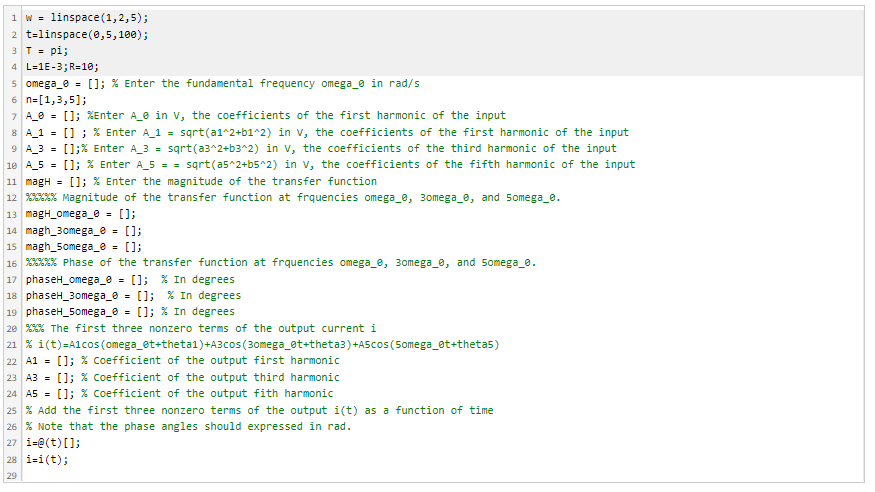 Solved A periodic square waveform vg(t) is shown below where | Chegg.com