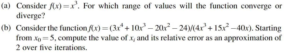 Solved (a) Consider f(x)=x”. For which range of values will | Chegg.com