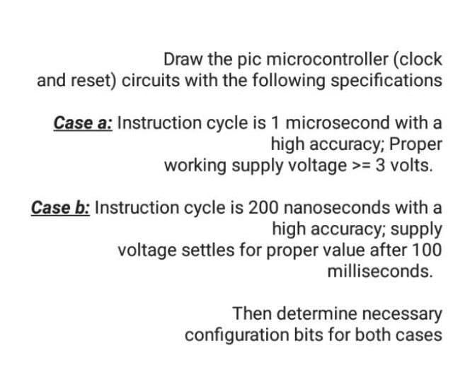 Solved Draw The Pic Microcontroller Clock And Reset 9309