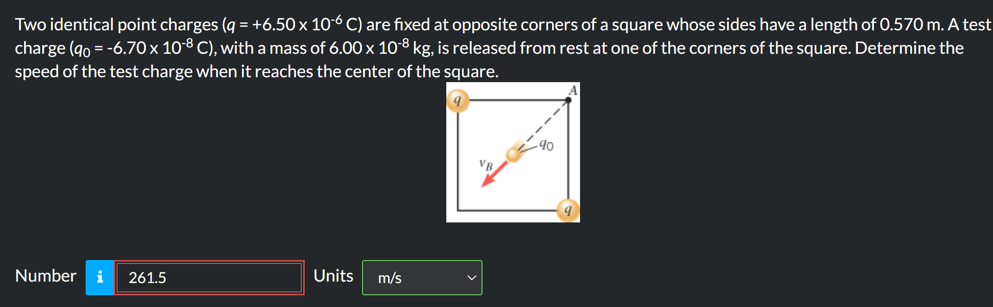 Solved Two identical point charges (q=+6.50×10−6C) are fixed | Chegg.com