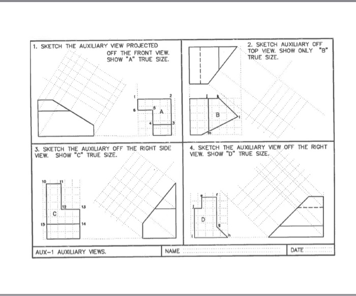 Solved Sketching Assignment: (staple all sheets together in | Chegg.com