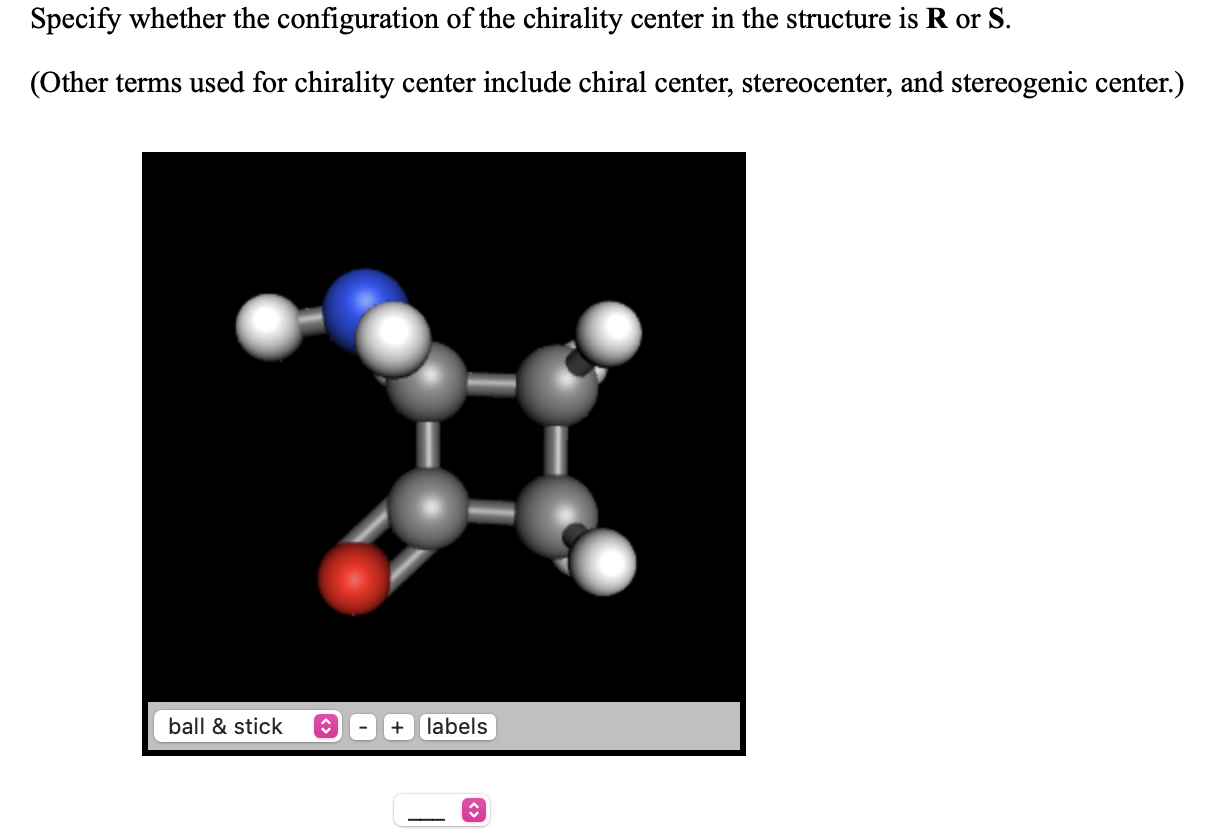 Solved Specify whether the configuration of the chirality | Chegg.com