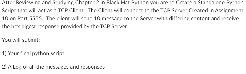 Solved After Reviewing and Studying Chapter 2 in Black Hat | Chegg.com