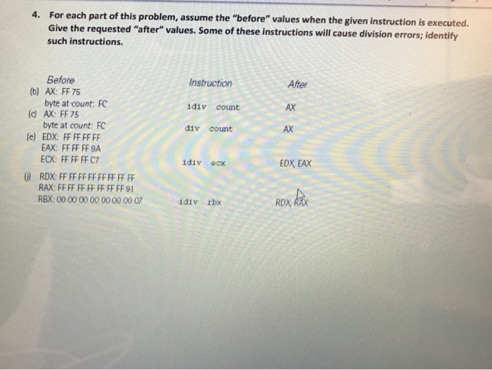 Solved For each part of this problem, assume the "before" | Chegg.com