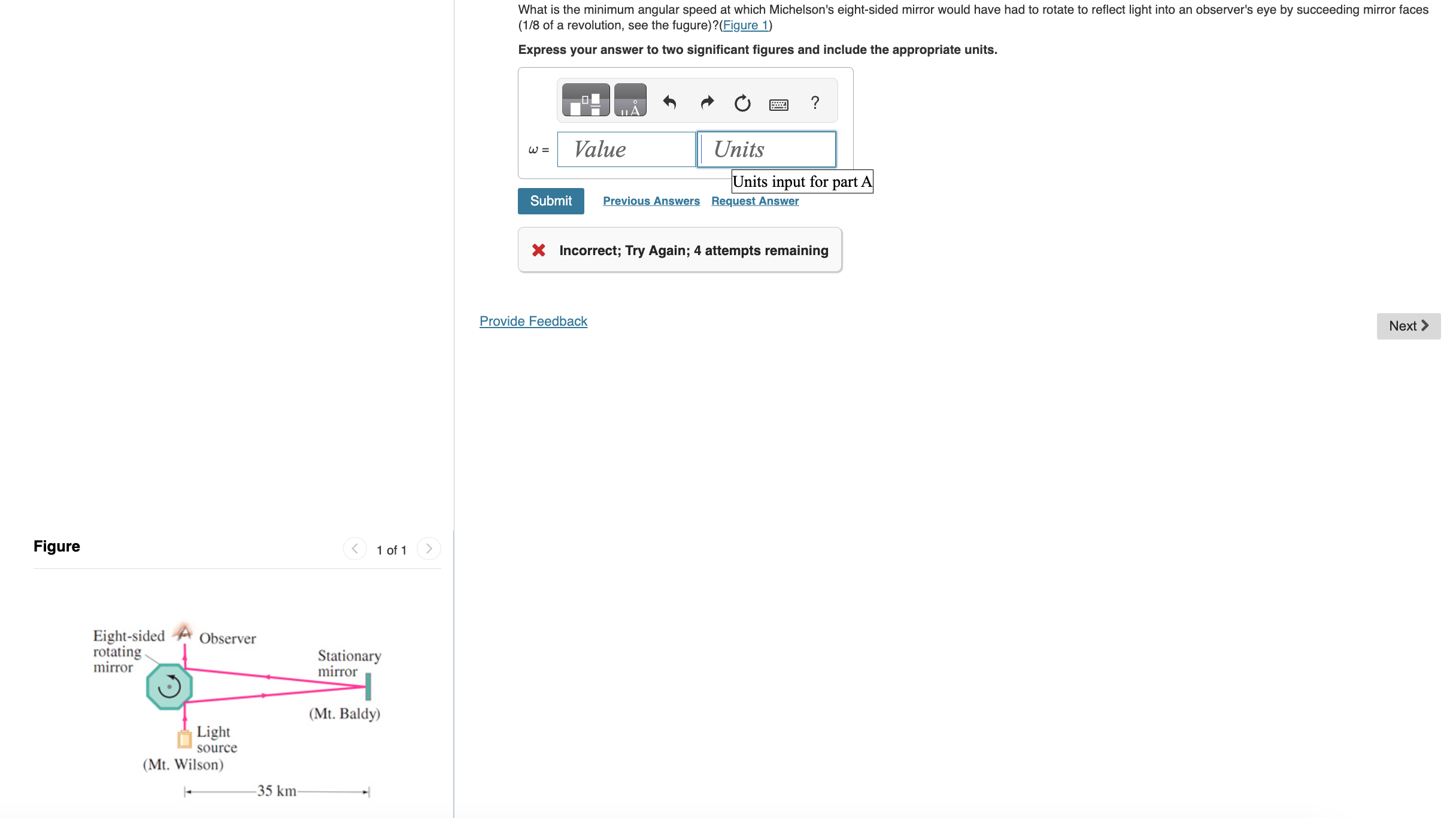 Solved What is the minimum angular speed at which | Chegg.com