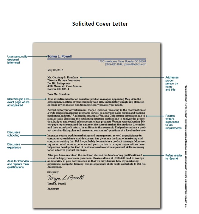 Bus Communications>>>> Assignment: Resume Cover | Chegg.com