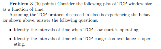 Problem 3 (10 points) Consider the following plot of | Chegg.com
