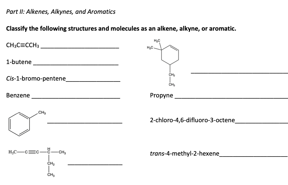 Solved Classify the following structures and molecules as an | Chegg.com