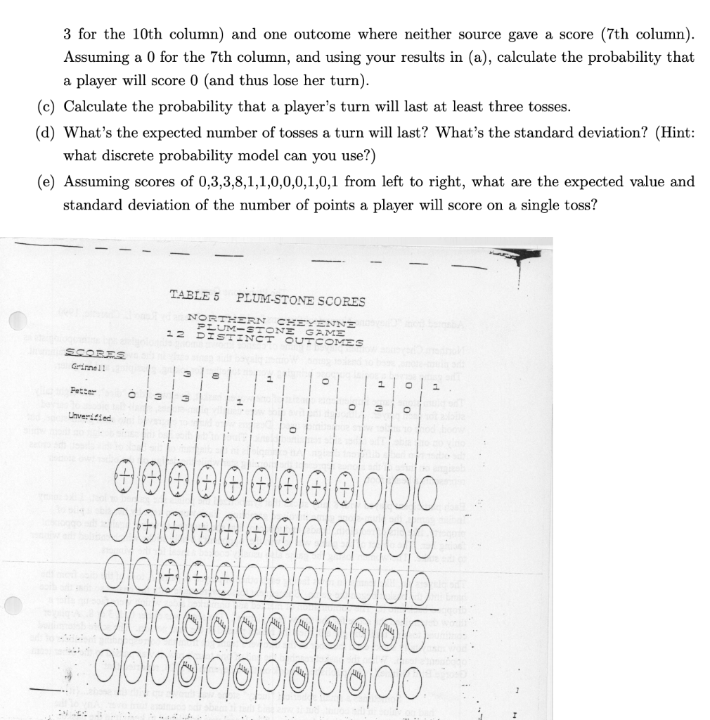 3 for the 10th column) and one outcome where neither | Chegg.com
