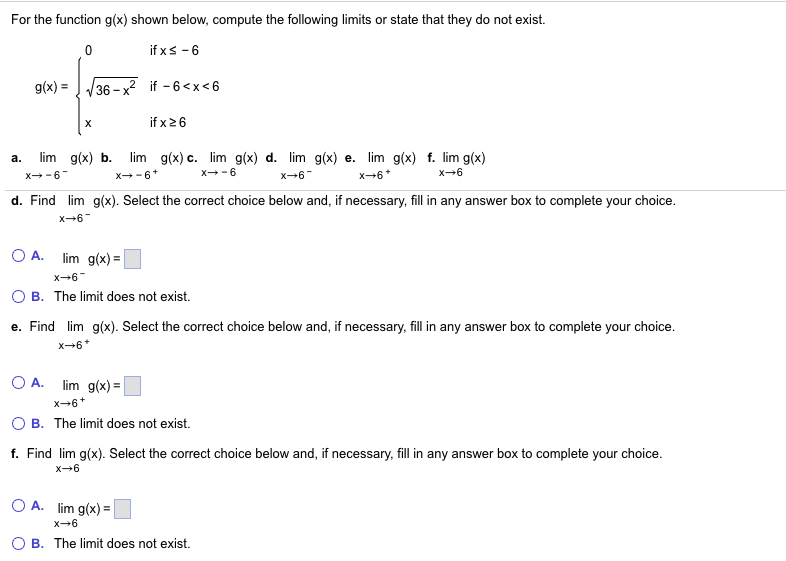 Solved For the function g(x) shown below, compute the | Chegg.com