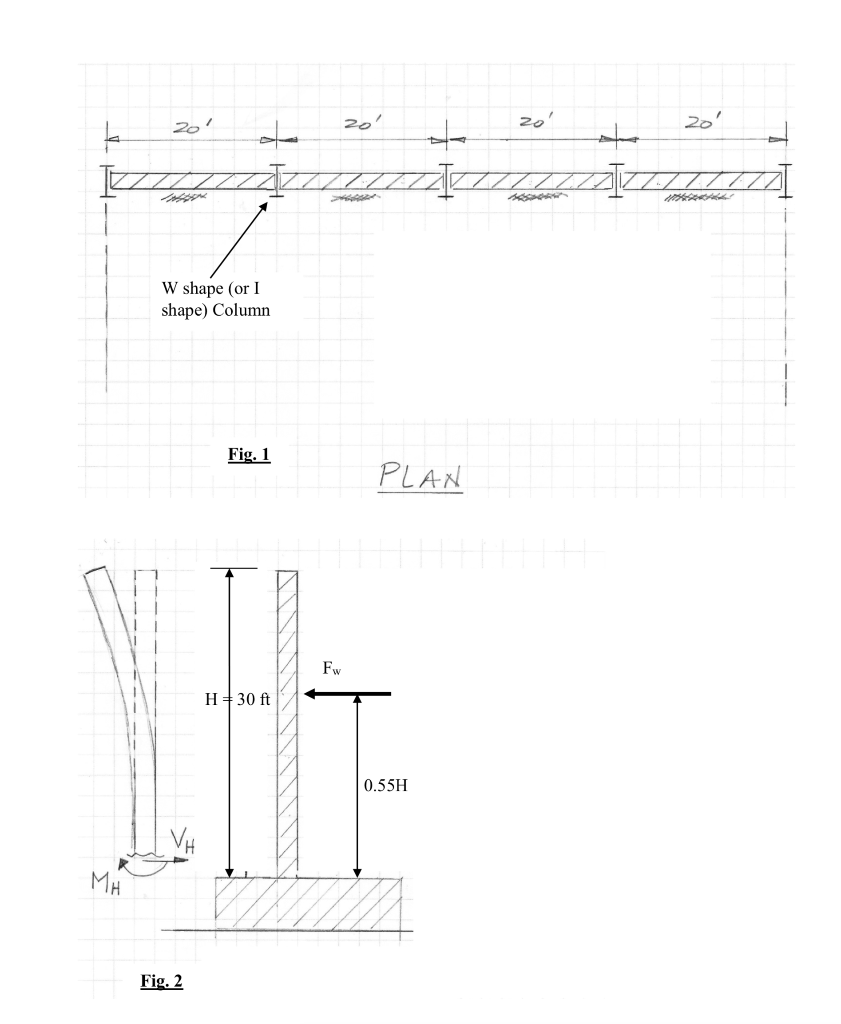 Problem 1 The plan and elevation of a noise wall is | Chegg.com