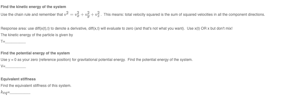 Solved Question 5: (8 points) A particle of mass m can slide | Chegg.com