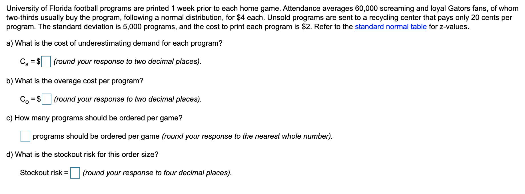 Solved University of Florida football programs are printed 1 | Chegg.com