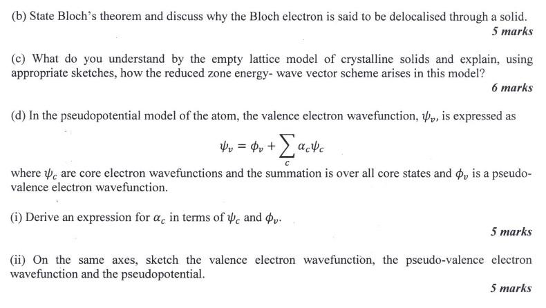 Solved Dear expert ,Please answer this Solid state physics | Chegg.com