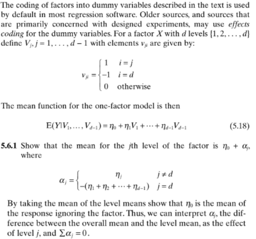 Solved The coding of factors into dummy variables described | Chegg.com