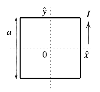 Solved Find the magnetic field at the centre of a square | Chegg.com