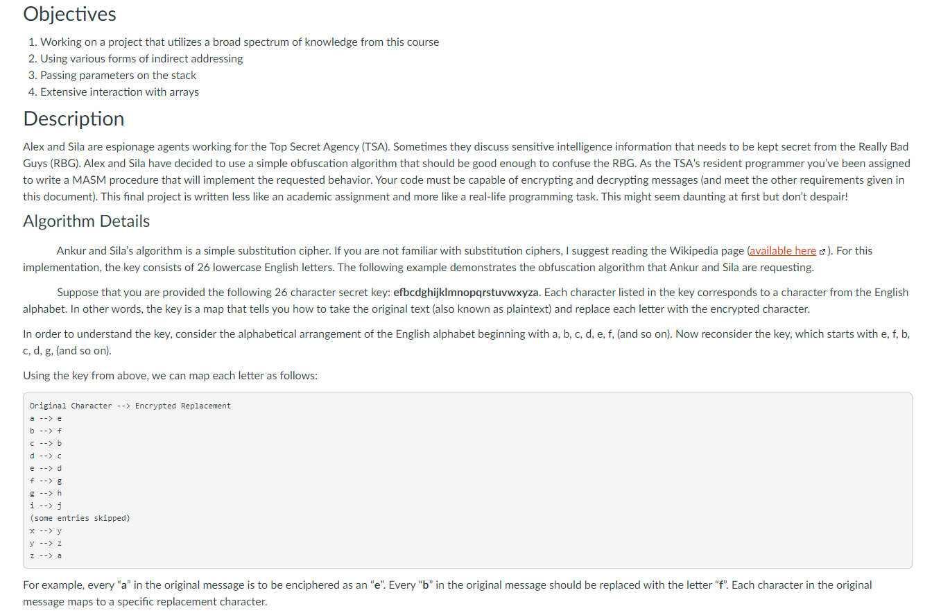 Objectives 1. Working on a project that utilizes a | Chegg.com