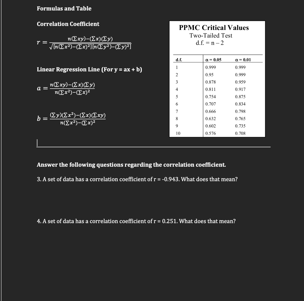 Solved Correlation | Chegg.com