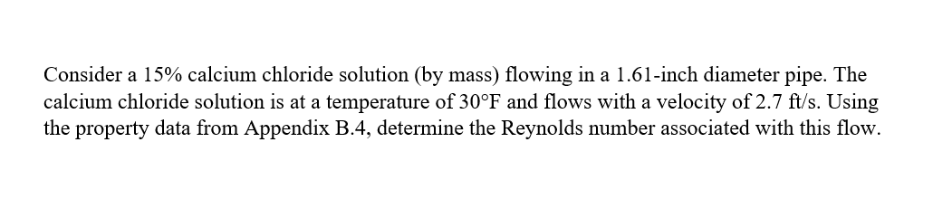 Solved Consider a 15% calcium chloride solution (by mass) | Chegg.com