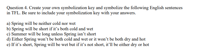 Question 4. Create your own symbolization key and | Chegg.com