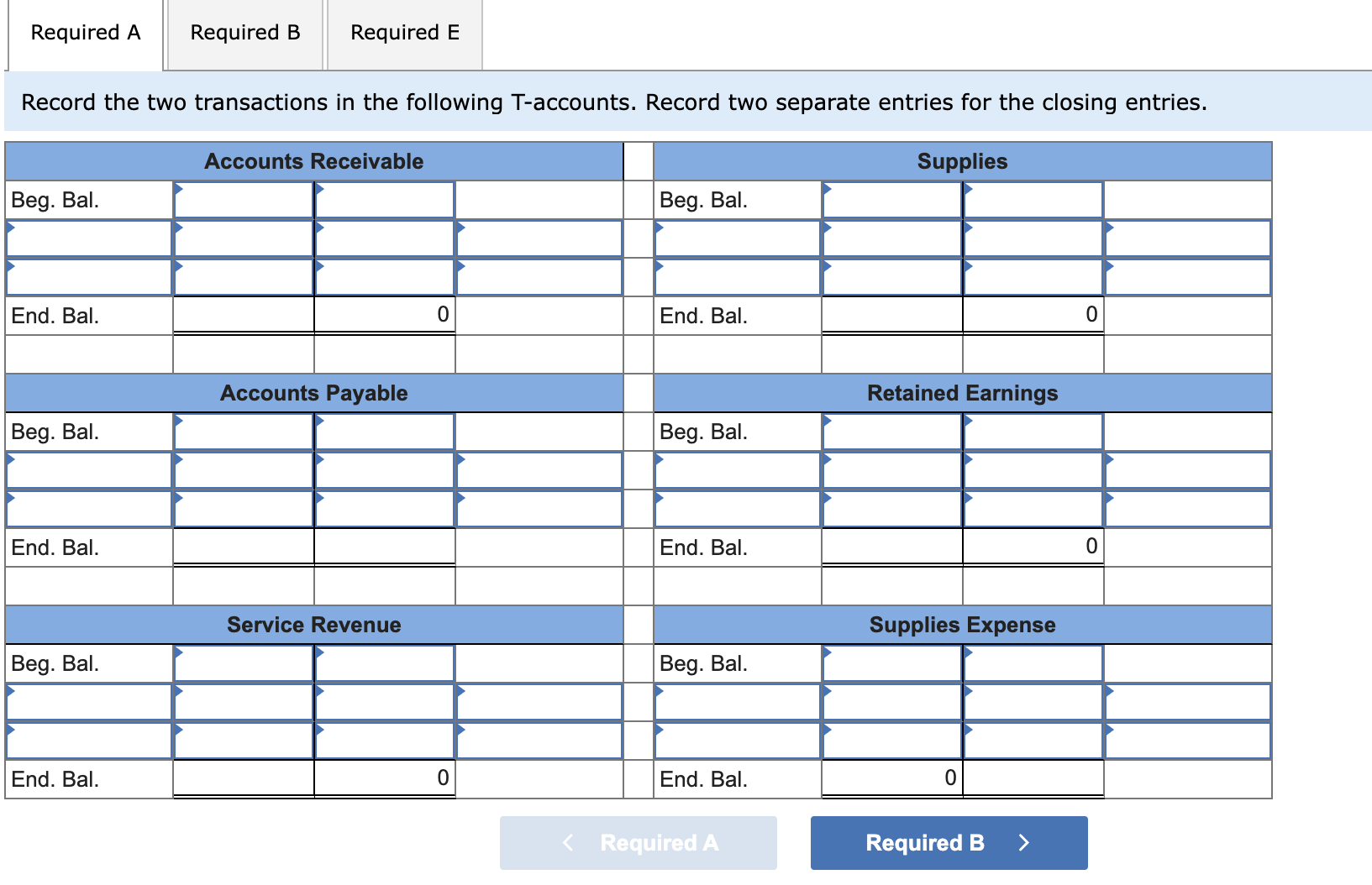 Solved Journal entry worksheet Record the closing entry for | Chegg.com