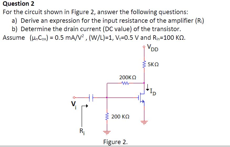 Solved Question 2For the circuit shown in Figure 2, ﻿answer | Chegg.com
