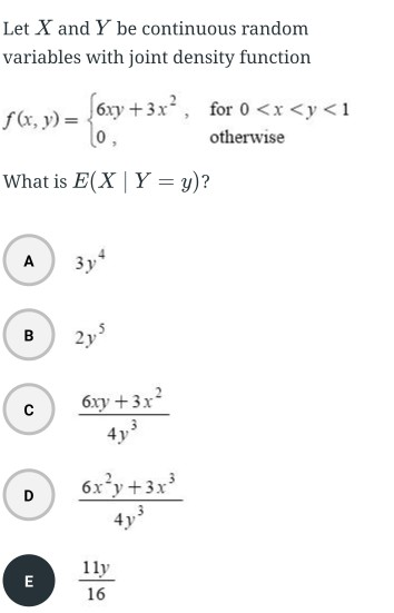 Solved Let X and Y be continuous random variables with joint | Chegg.com