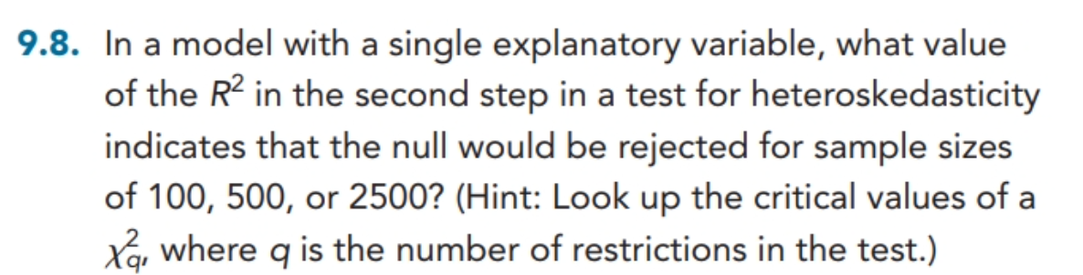 Solved 9.8. In a model with a single explanatory variable, | Chegg.com