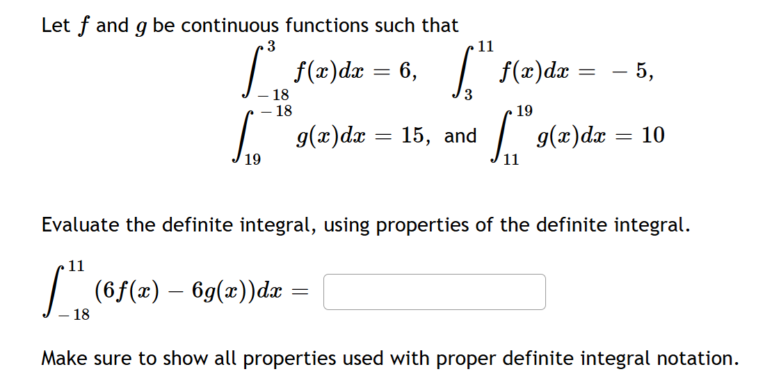 Solved Let f ﻿and g be ﻿continuous functions such | Chegg.com