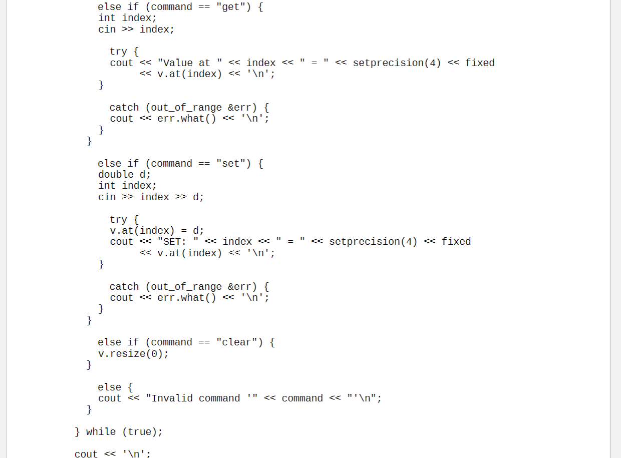 Solved Assignment You will be creating the "vector" class | Chegg.com