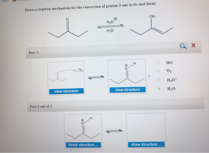 Solved Apps Draw a stepwise mechanism for the conversion of | Chegg.com