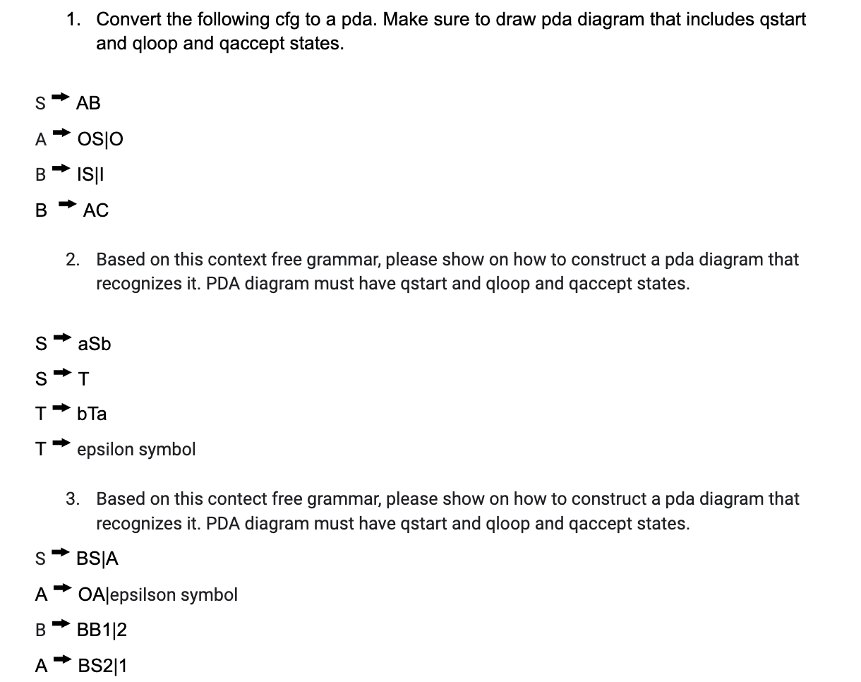 Solved Automata Theory Questions Please convert the | Chegg.com