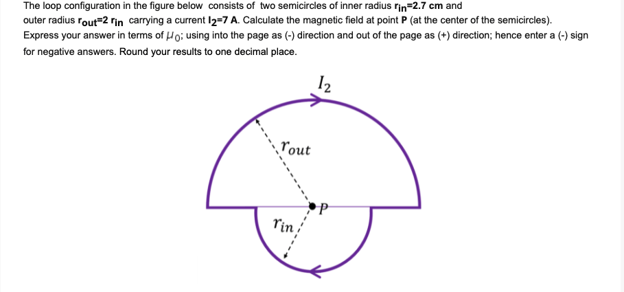 Solved The loop configuration in the figure below consists | Chegg.com