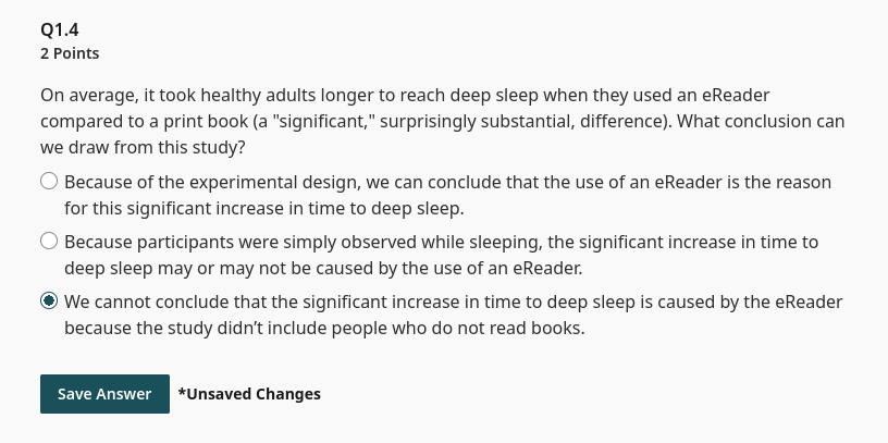 Solved A 2015 ﻿study examined whether light-emitting | Chegg.com