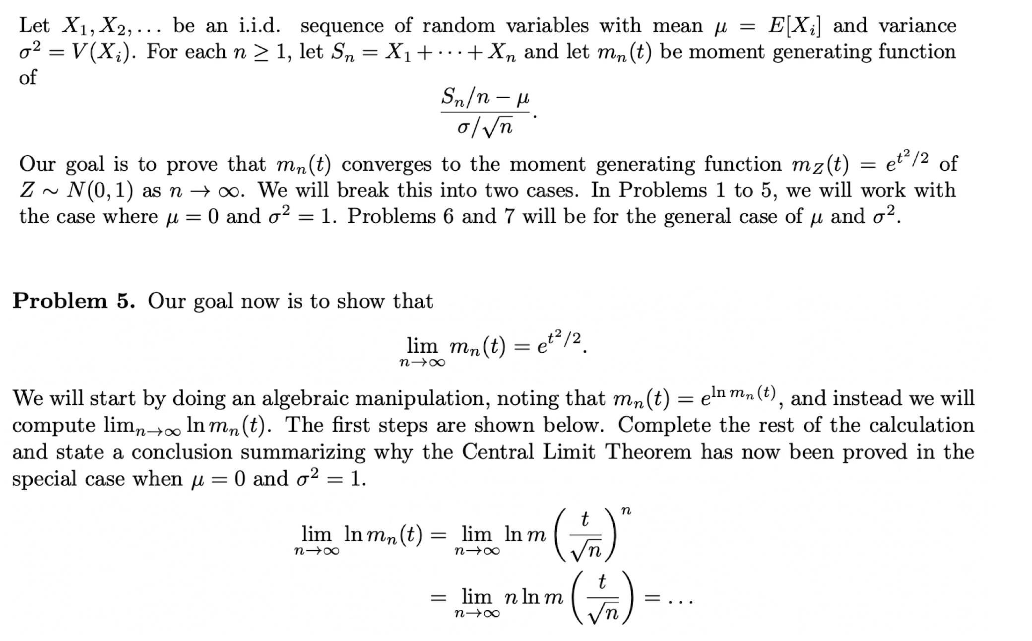 Solved Let x1,x2,dots be an i.i.d. ﻿sequence of random | Chegg.com