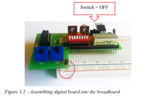 Solved During the assembling of the digital board to the | Chegg.com