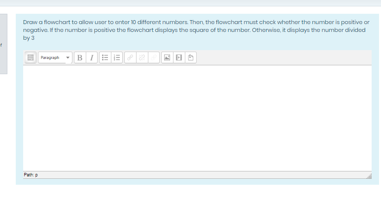 Solved Draw a flowchart to allow user to enter 10 different | Chegg.com