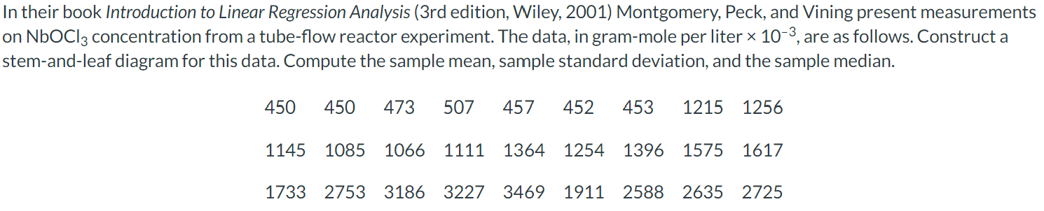 Solved In their book Introduction to Linear Regression | Chegg.com