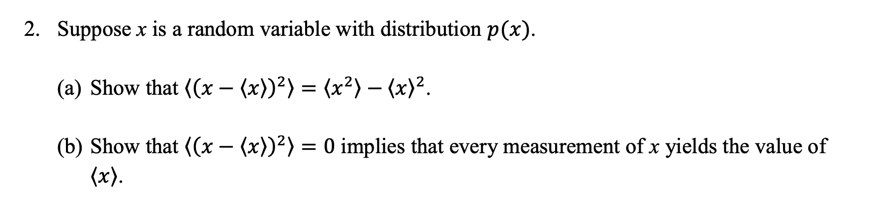 Solved 2. Suppose x is a random variable with distribution | Chegg.com