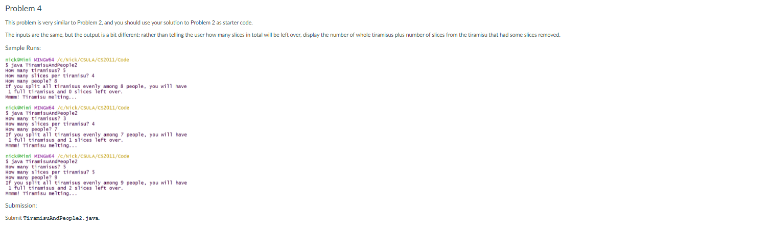 Solved Problem 3 This problem is very similar to Problem 1, | Chegg.com