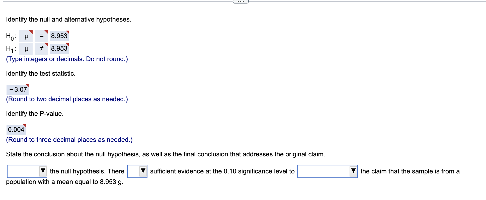 Solved A data set includes weights (in grams) of 40 Reese's | Chegg.com