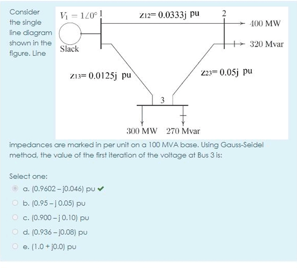 Consider the power flow diagram shown in the figure | Chegg.com