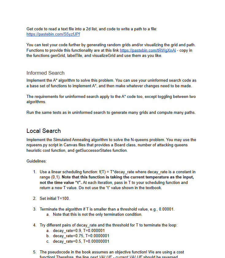 Solved Searching Module Classical Search The problem we will | Chegg.com