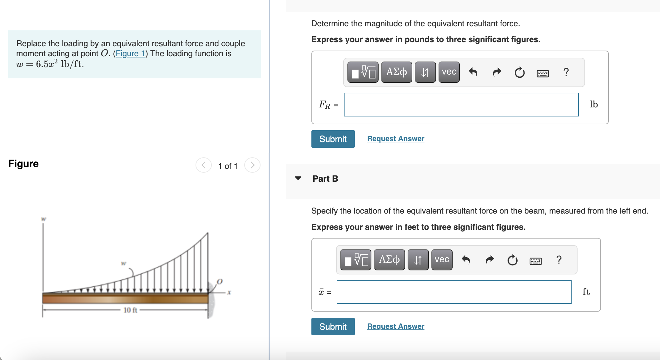 Solved Determine the magnitude of the equivalent resultant | Chegg.com