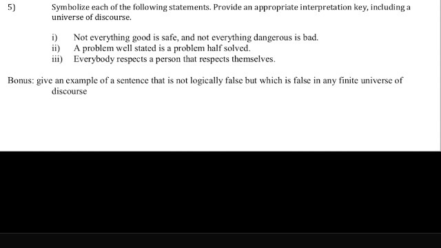 Solved Symbolize each of the following statements. Provide | Chegg.com