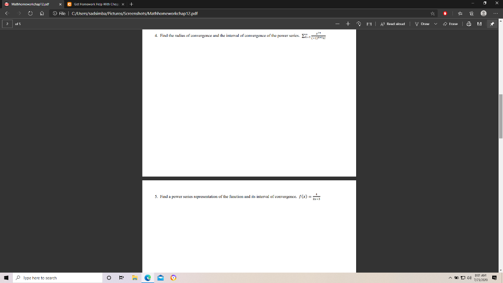 Solved Mathhomeworkchop12.od C Get Homework Help With Cheo: | Chegg.com