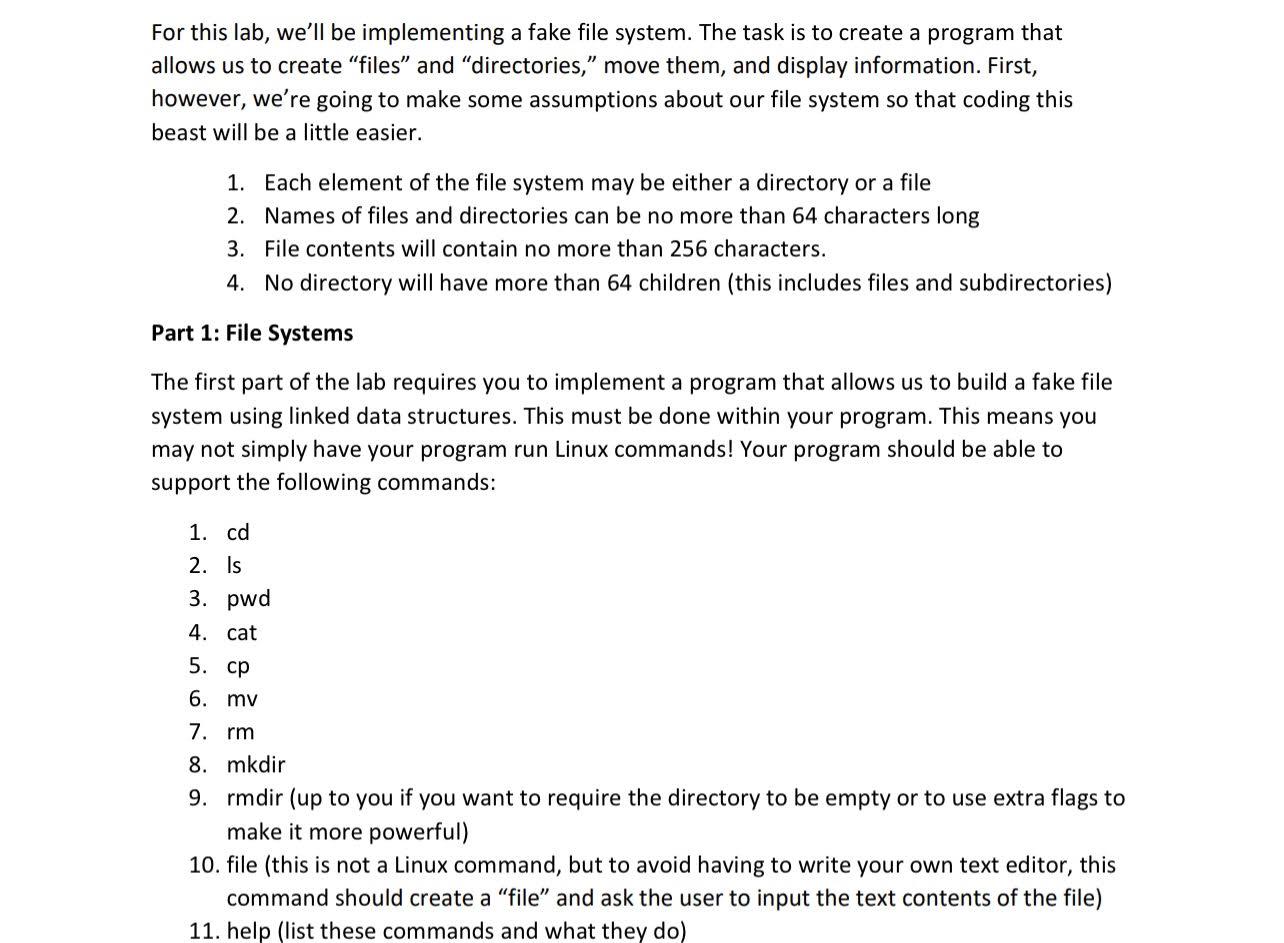 Solved I need a C program by using Linkedlist or an array of | Chegg.com